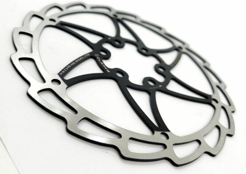 Тормозной диск велосипеда (ротор) 180мм CLARKS CD-06-180-BLACK, для дисковых тормозных систем, под 6 болтов, нержавеющая сталь