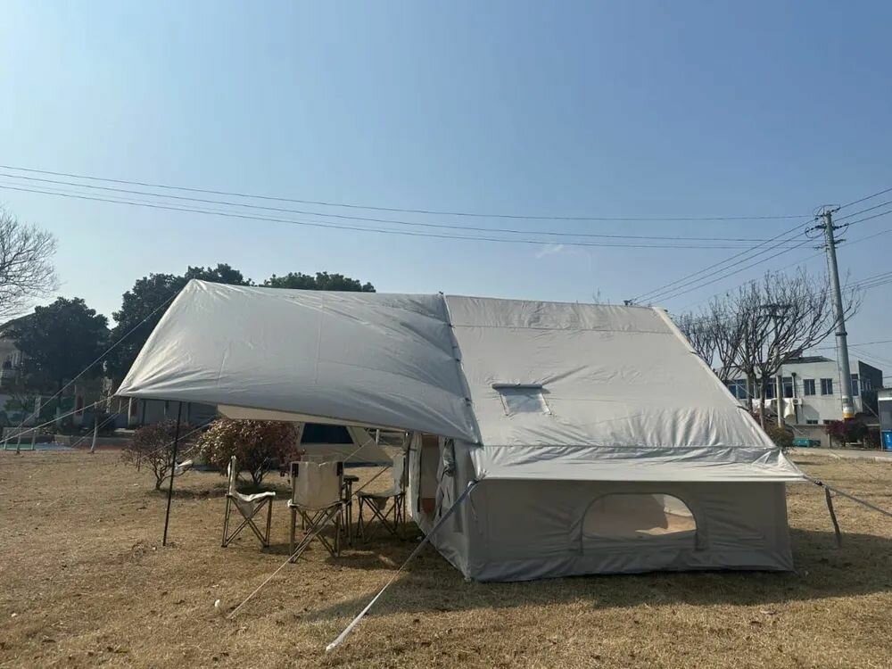 Надувная дом палатка туристическая 6-Х местная для кемпинга и отдыха на природе