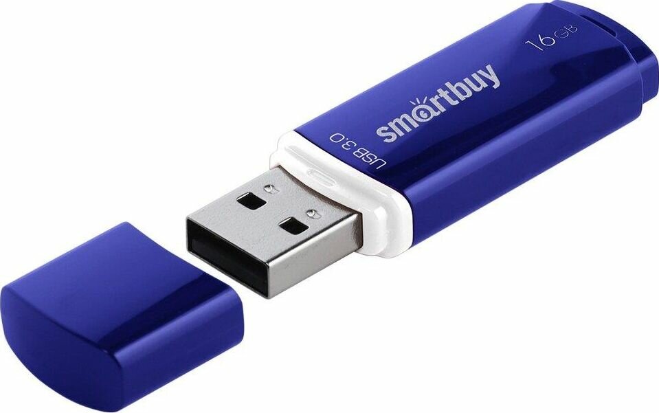 Флешка USB флеш карта (SB16GBCRW-BL) 16GB CROWN BLUE USB 3.0