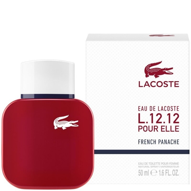 LACOSTE Eau de Lacoste L. 12. 12 pour Elle French Panache Туалетная вода для женщин 50 ml