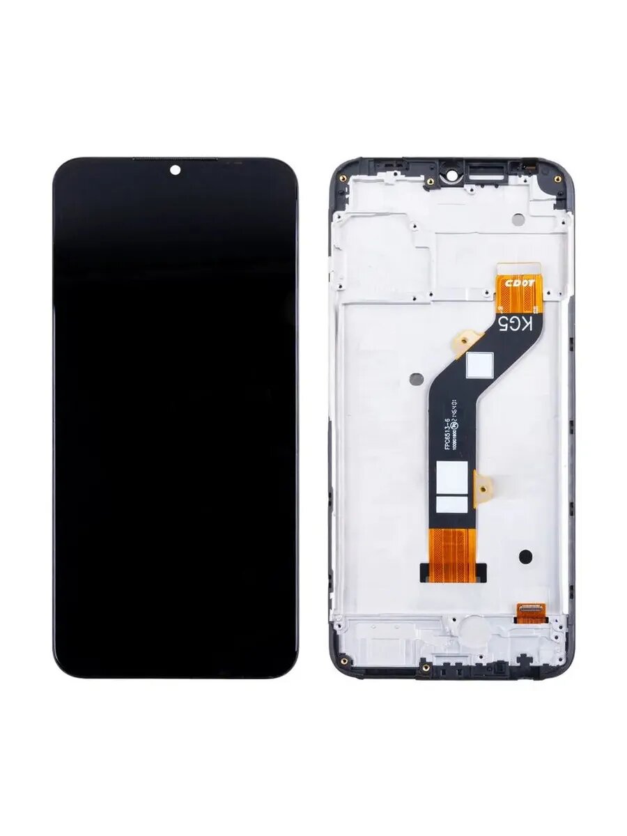 Дисплей для Tecno Spark Go 2022 модуль с рамкой Премиум