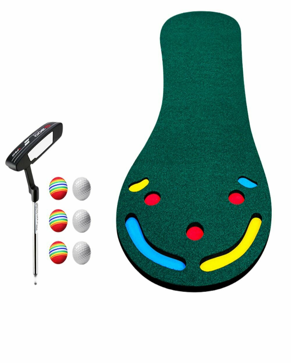 Крытый тренажер для игры в гольф PGM, мини-зеленое одеяло для занятий гольфом большие ноги