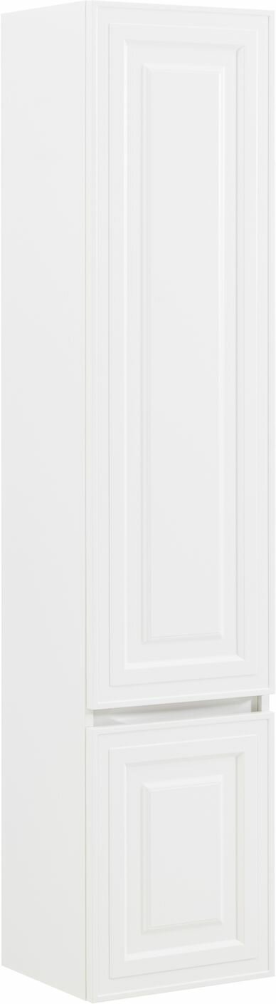 Шкаф-пенал Aquanet Агата 35 белый сатин