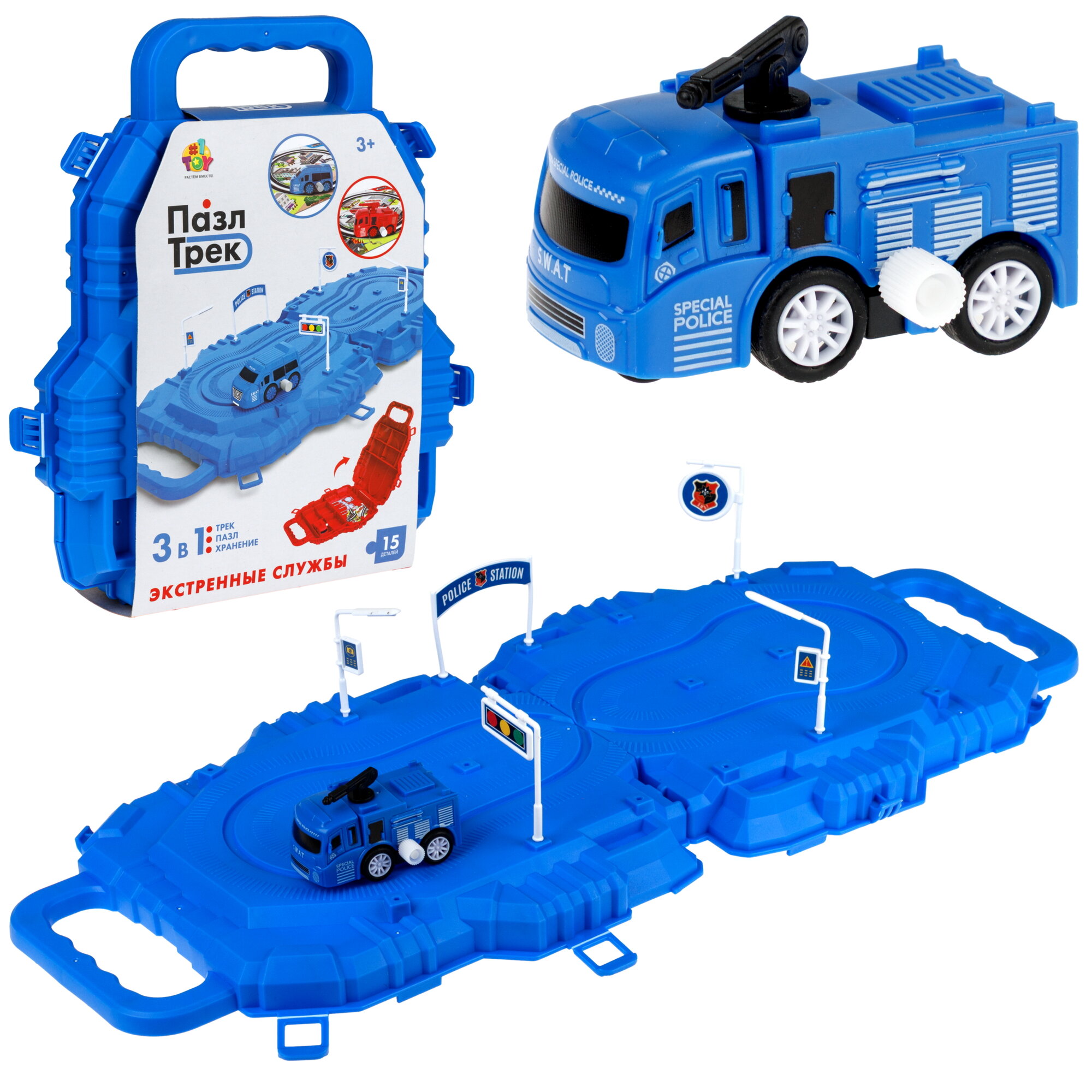 Трек 1TOY Полицейская машина
