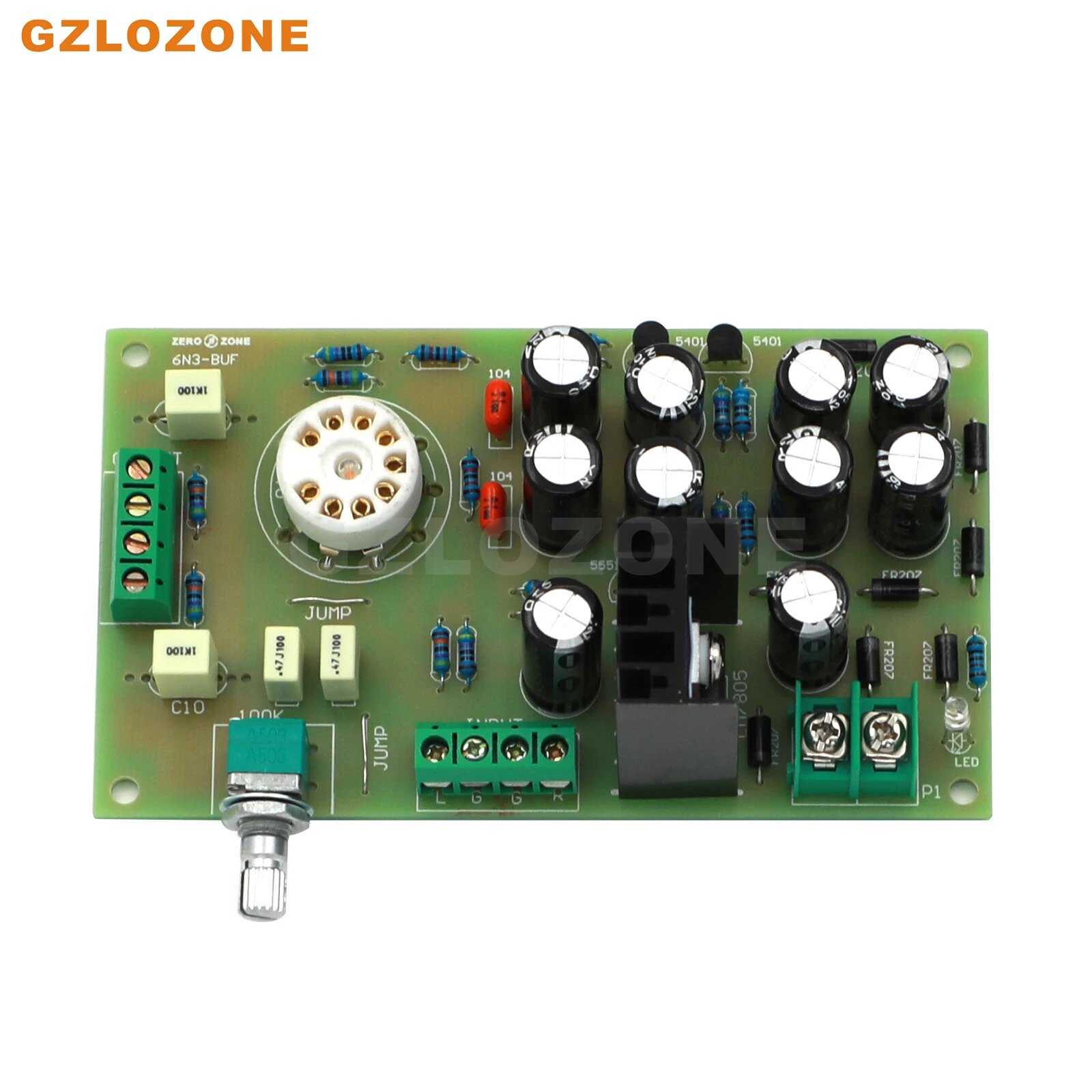 GZLOZONE ZEROZONE 6N3(5670) трубчатый буферный предусилитель DIY Kit Finished board
