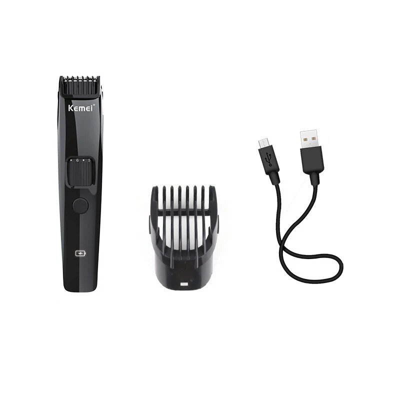 Триммер для бороды Kemei с регулируемыми расчески бритва триммер для волос в теле мужской набор для ухода за лицом и усами, NO BOX