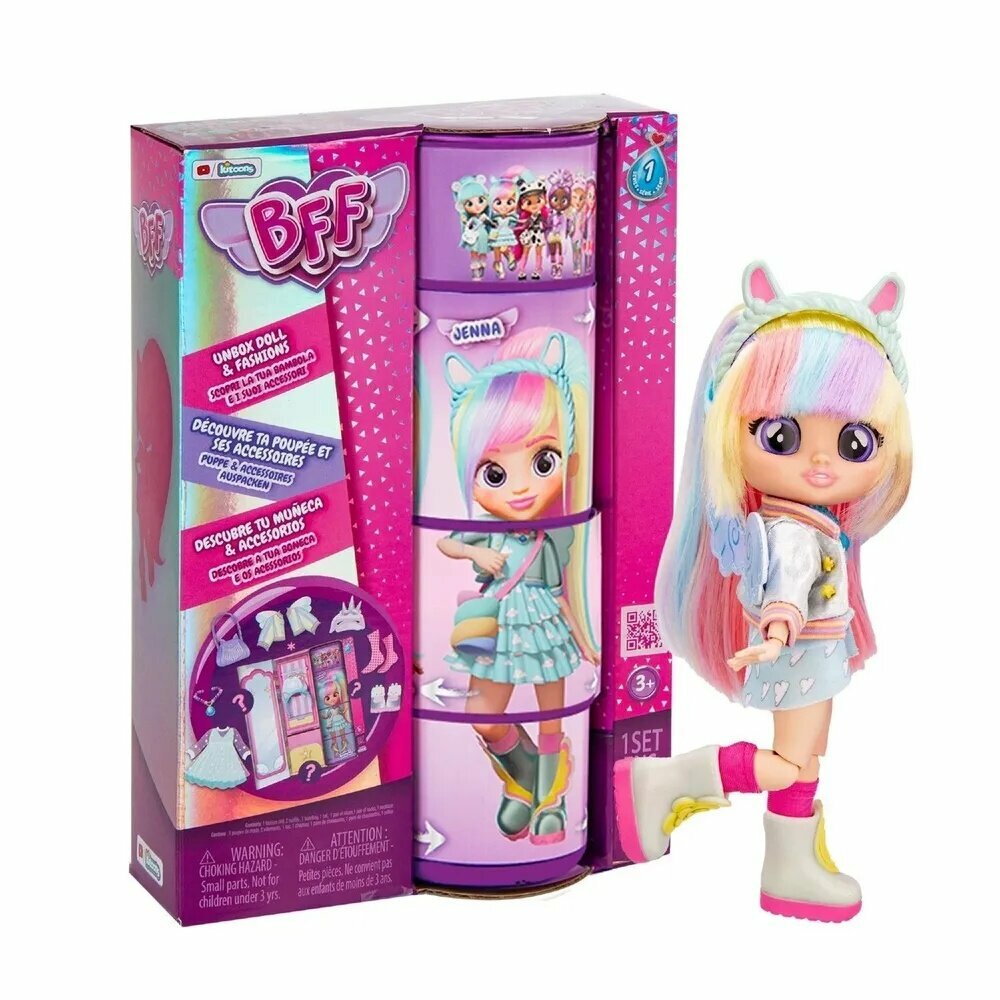 Кукла IMC Toys "Cry Babies BFF" Jenna, шарнирная, для детей от 6 лет