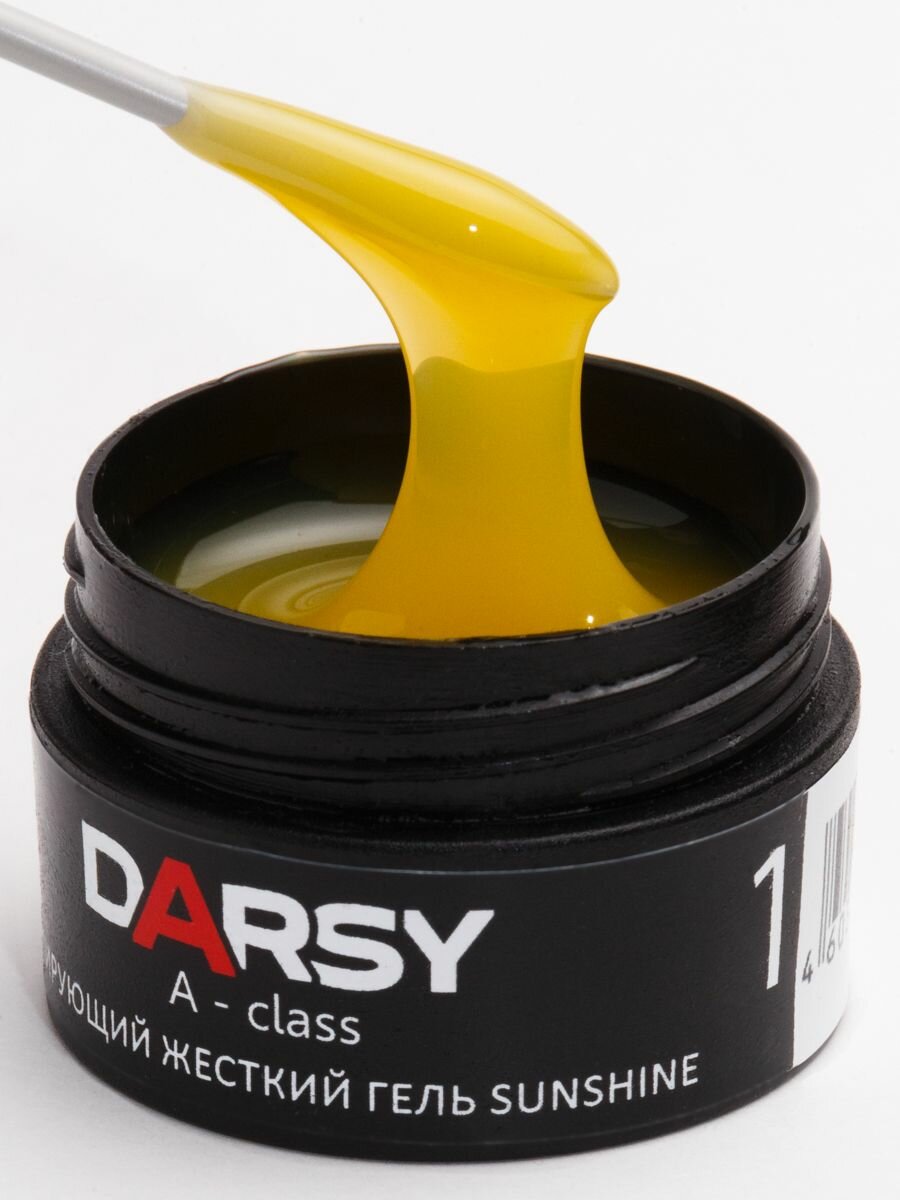 DARSY, Гель моделирующий жесткий Sunshine №1, 15 мл