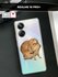 Чехол на Realme 10 Pro+ / Реалми 10 Про+ с принтом "Капибара с ножом", прозрачны...