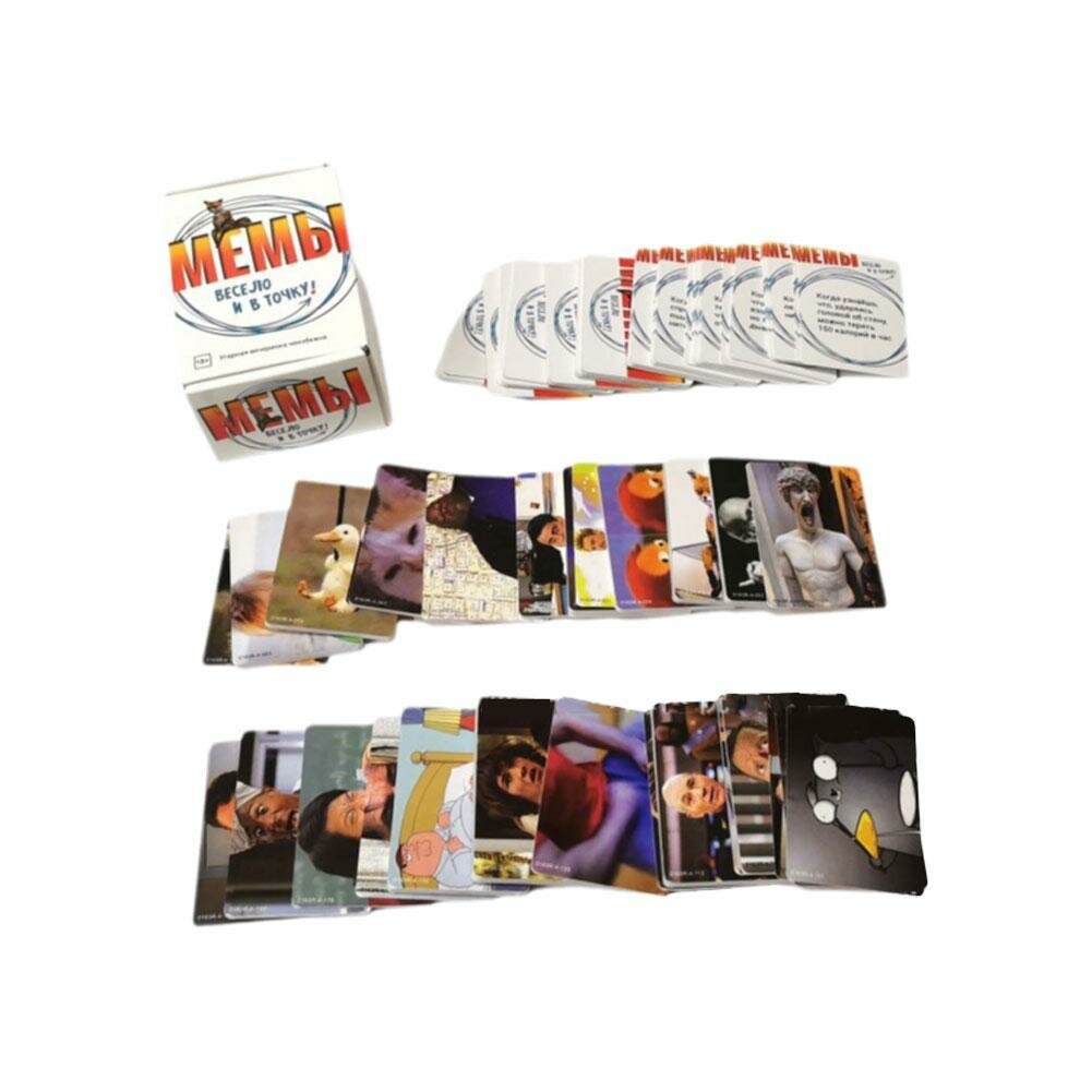 Настольные игры Memeclub мемы для компании взрослых подростков