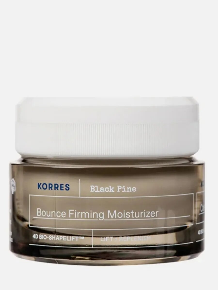 Дневной крем для лица KORRES black pine 4d bioshapelift bounce firming moisturiser