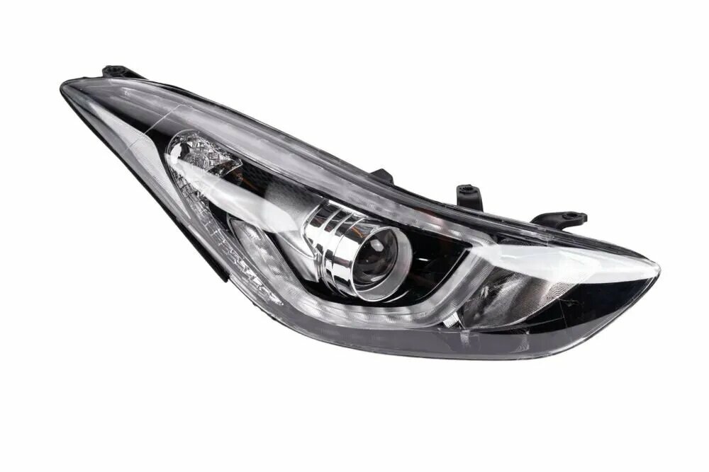 Фары автомобильные, 1 шт, арт. Замена фар для Hyundai Elantra 5 и Hyundai Elantra MD 2013-2016, Версия High-комплектации со светодиодными дневными ходовыми огнями