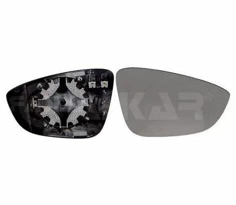 Зеркало-элемент ALKAR, 6432133, правое, выпуклое, с подогревом, Volkswagen EOS, Jetta VI, Passat VII, Scirocco III, 1.4-3.6 06