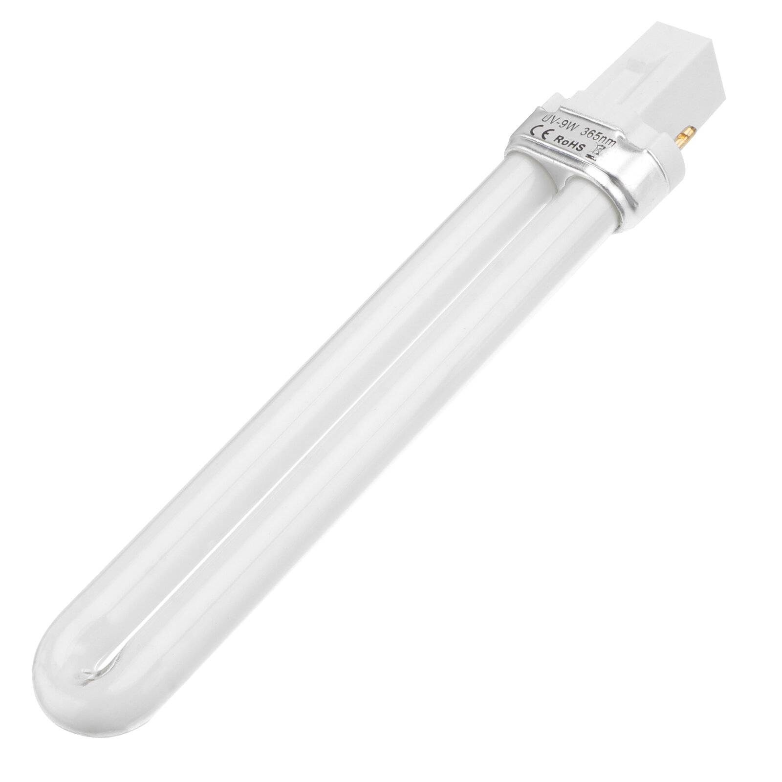 Уф лампа 9 ватт белая для маникюра, замена лампы для сушки гель-лака