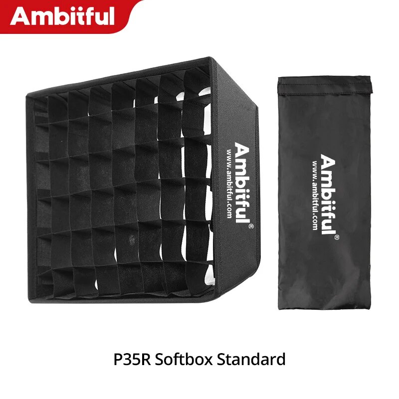 AMBITFUL Квадратный софтбокс 37*29.5 см для фотосъемки
