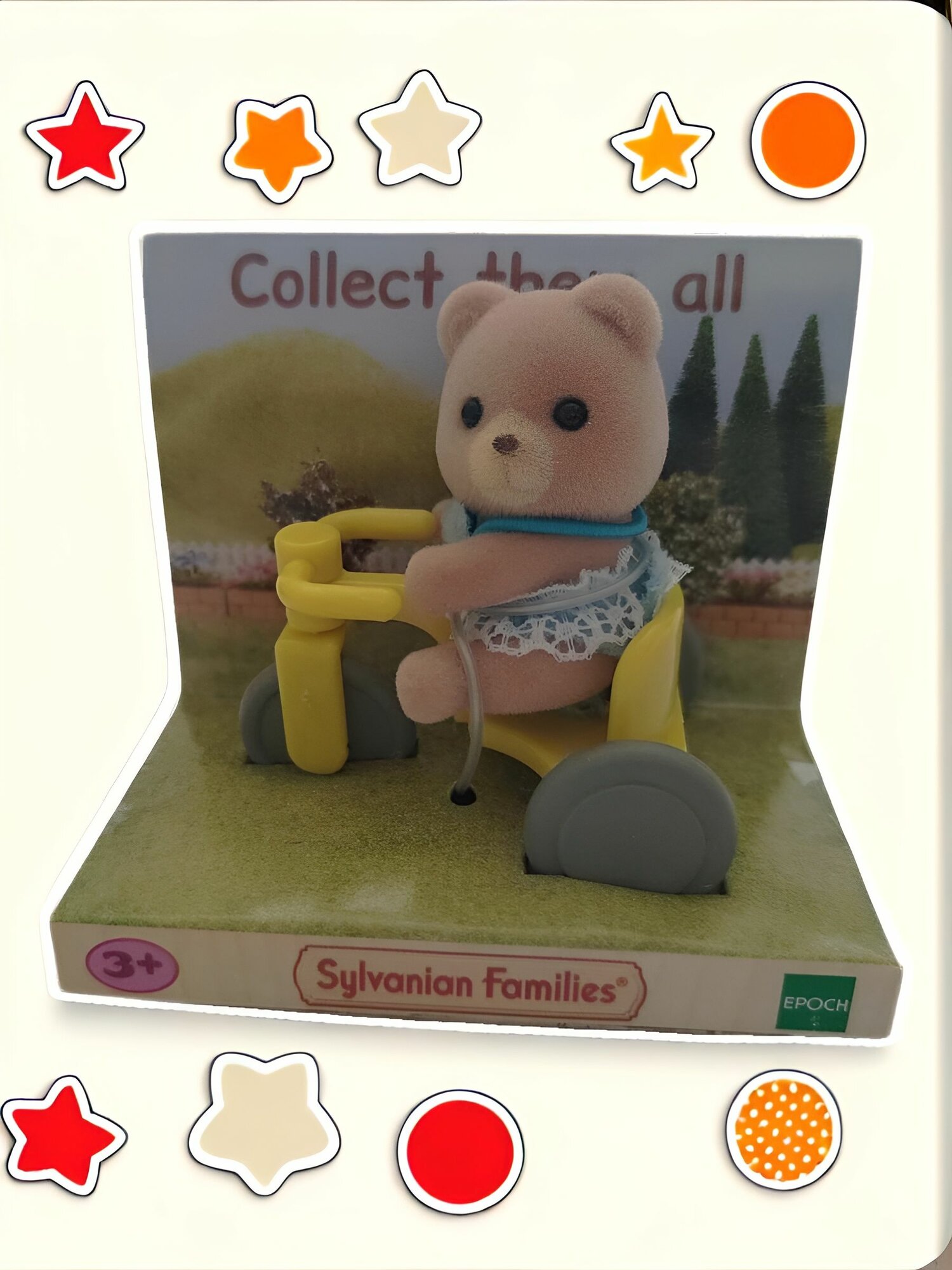 Набор Sylvanian Families Медвежонок на велосипеде