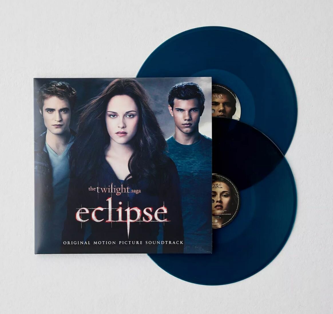 Сумерки Сага: Затмение OST (5000шт в мире Night Blue, Deluxe Stereo USA Limited) Цвет: "Ночной Синий", Редкая, Виниловая Пластинка из США, Саундтрек-Фильм The Twilight Saga: Eclipse