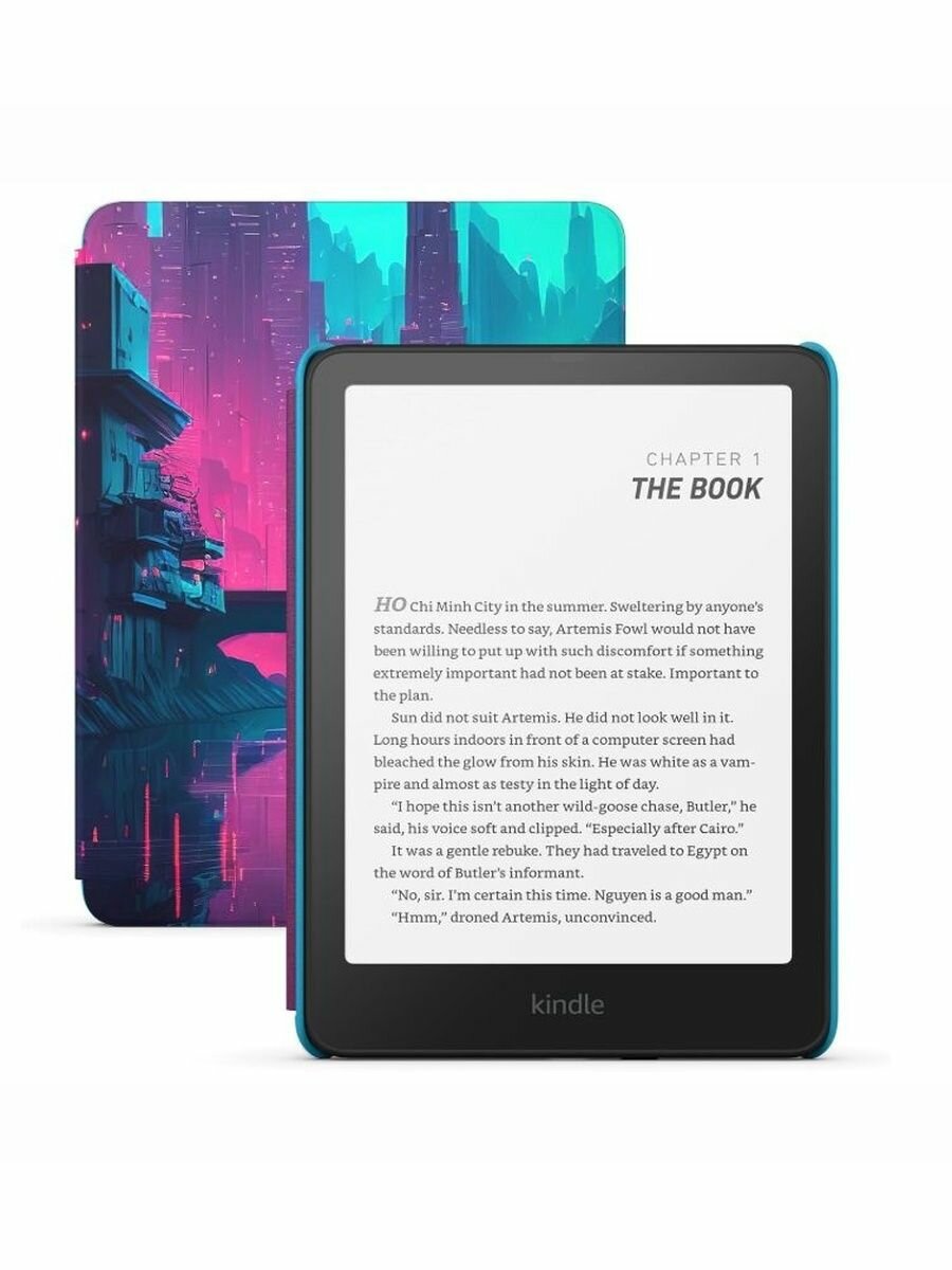 Электронная книга Amazon Kindle Paperwhite Kids (2024) 16GB Cyber City