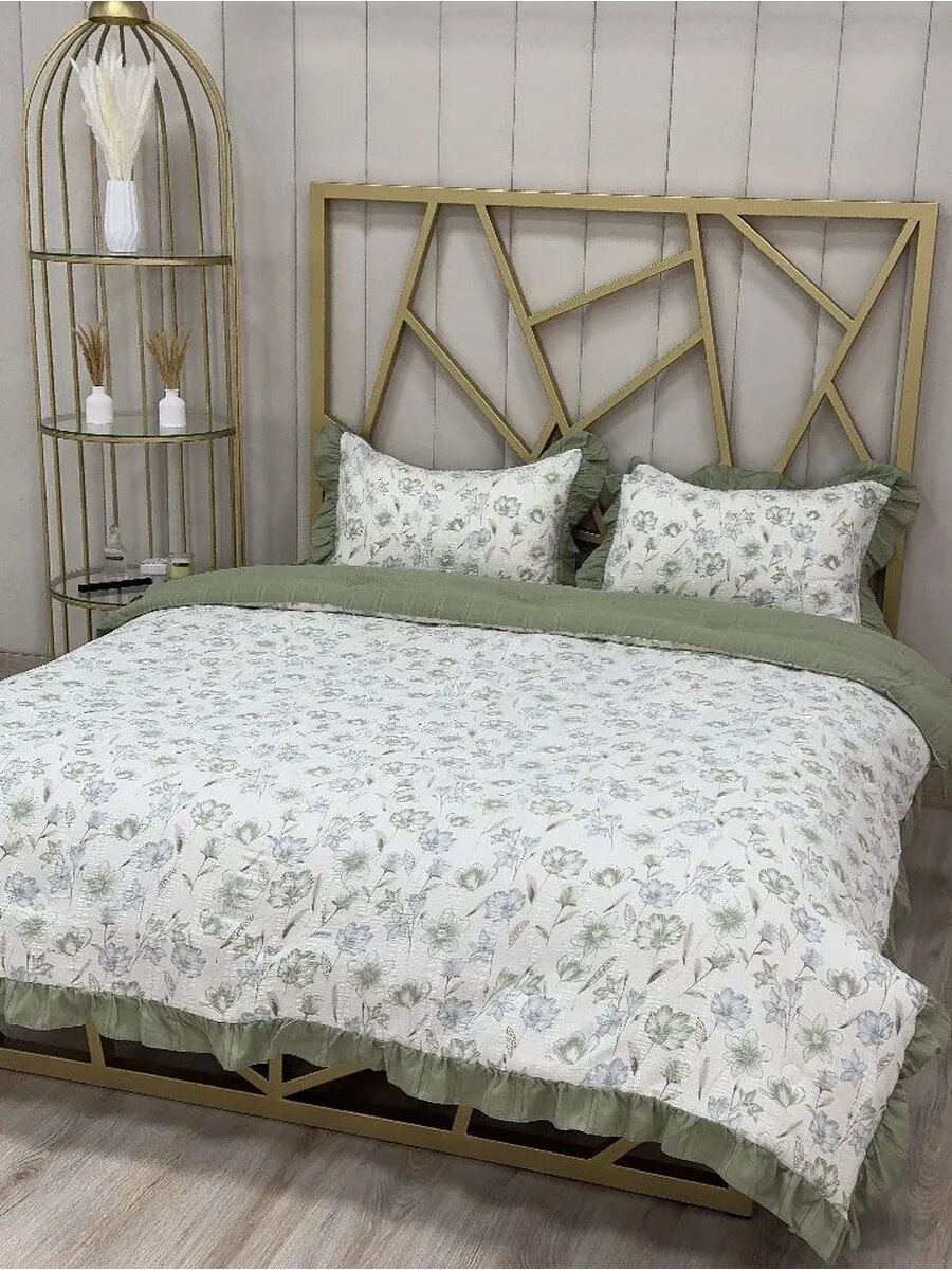 Комплект постельного белья Miss Mari , семейное, с двумя одеялами, 60% хлопок, 20% органическая вискоза, 20% модал