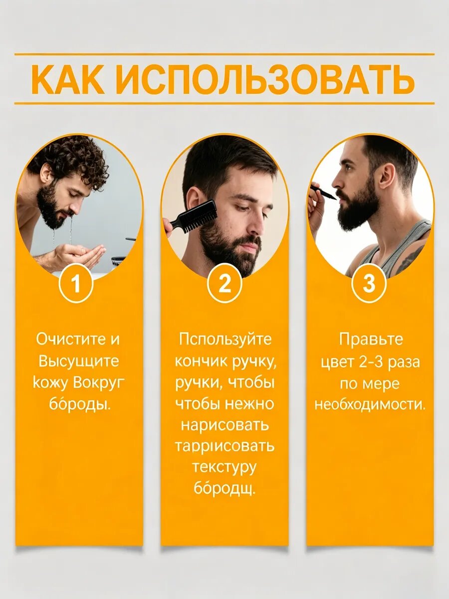 Чёрная ручка с щетиной, водонепроницаемый и влагостойкий набор для рисования с двумя наконечниками — фото 1