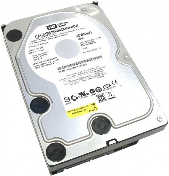Жесткий диск Western Digital WD5000ABYS 500Gb SATAII 3,5" HDD