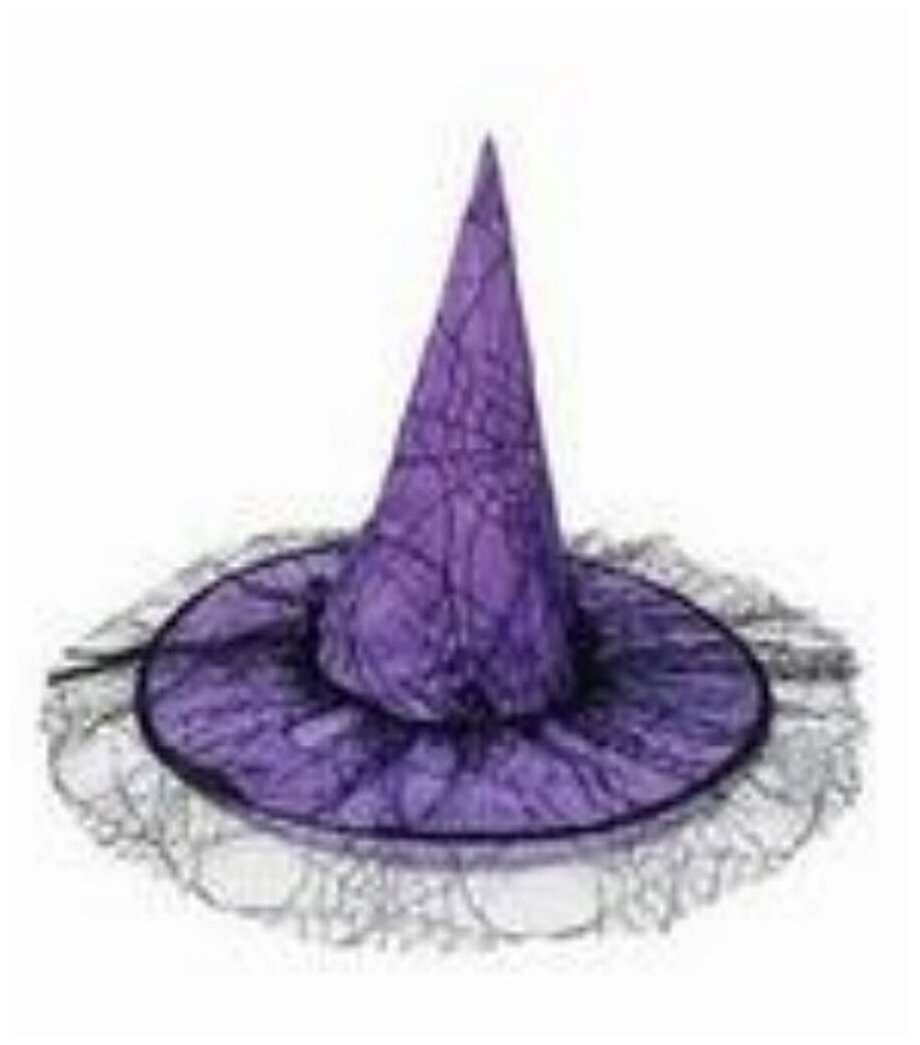 Шляпа Сфера "Ведьма с паутиной", карнавальный костюм на Хэллоуин, текстиль