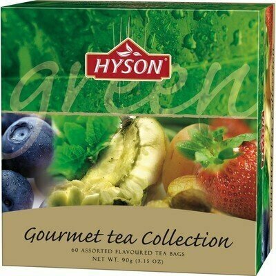 Чай Hyson Gurmet Tea Collection зеленый 60 пакетиков, 651950