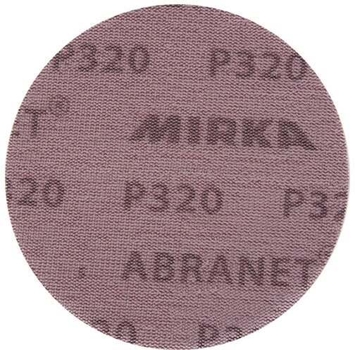 Диск шлифовальный Mirka Abranet d150 мм P320 на липучку сетчатая основа (5 шт.)