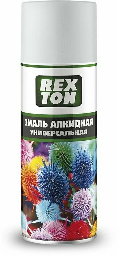 Эмаль ASTROHIM REXTON RT10030 алкидная универсальная, белый матовый, аэрозоль, 520 мл