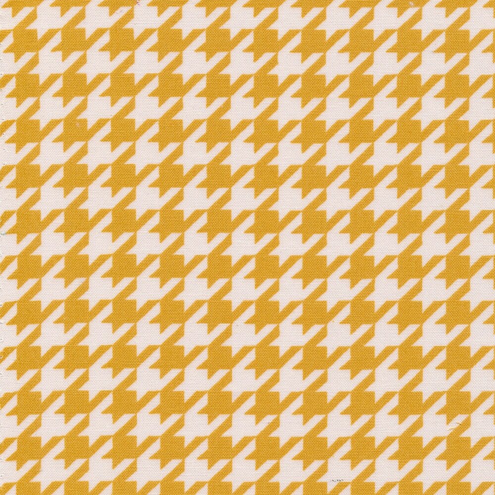 Бабушкин сундучок фасовка 50 x 55 см 140 г/кв. м ± 5 100% хлопок БС-13 гусиная лапка ярко-желтый