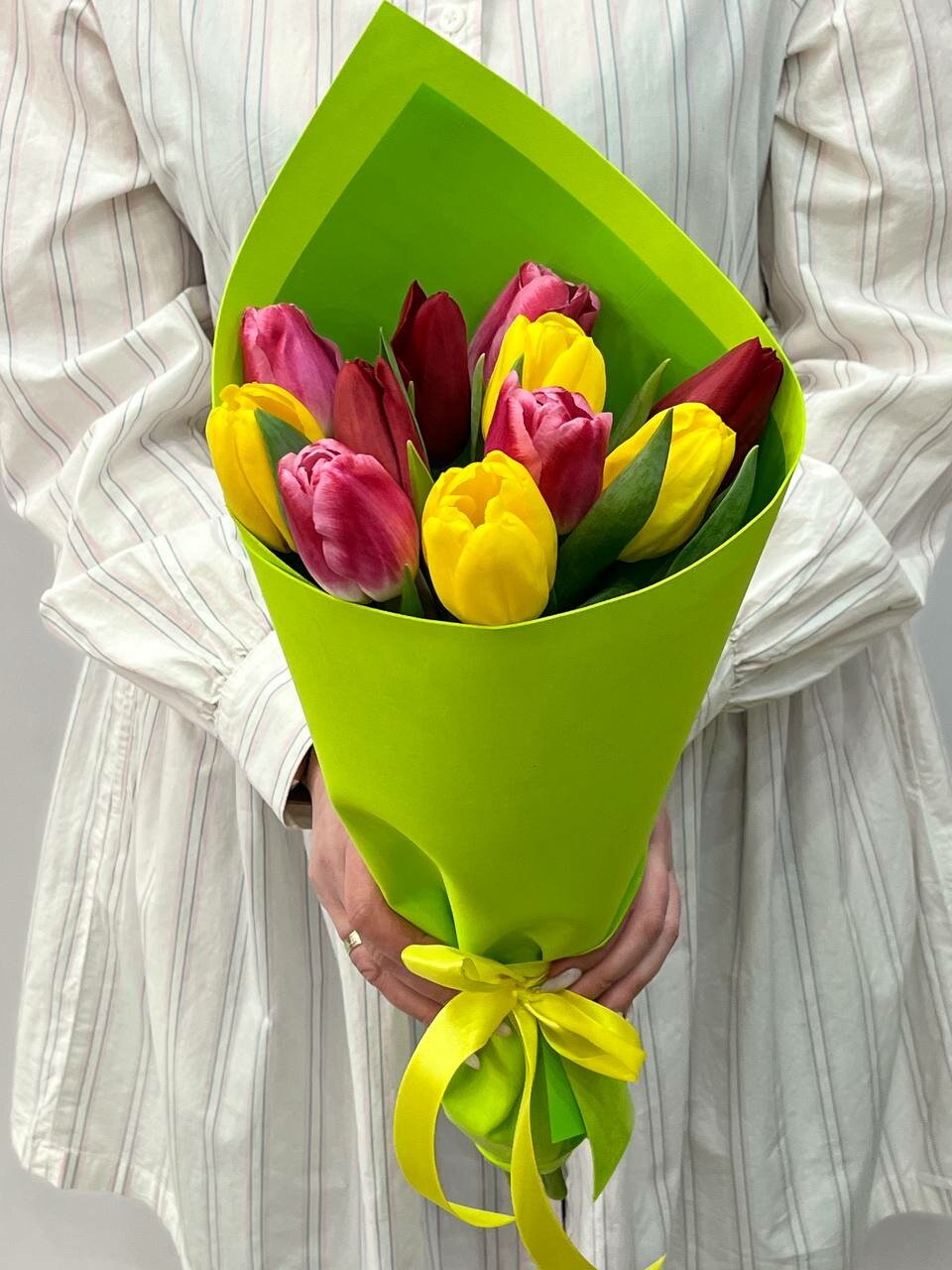 Букет из тюльпанов «Миг весны» - 11 шт
