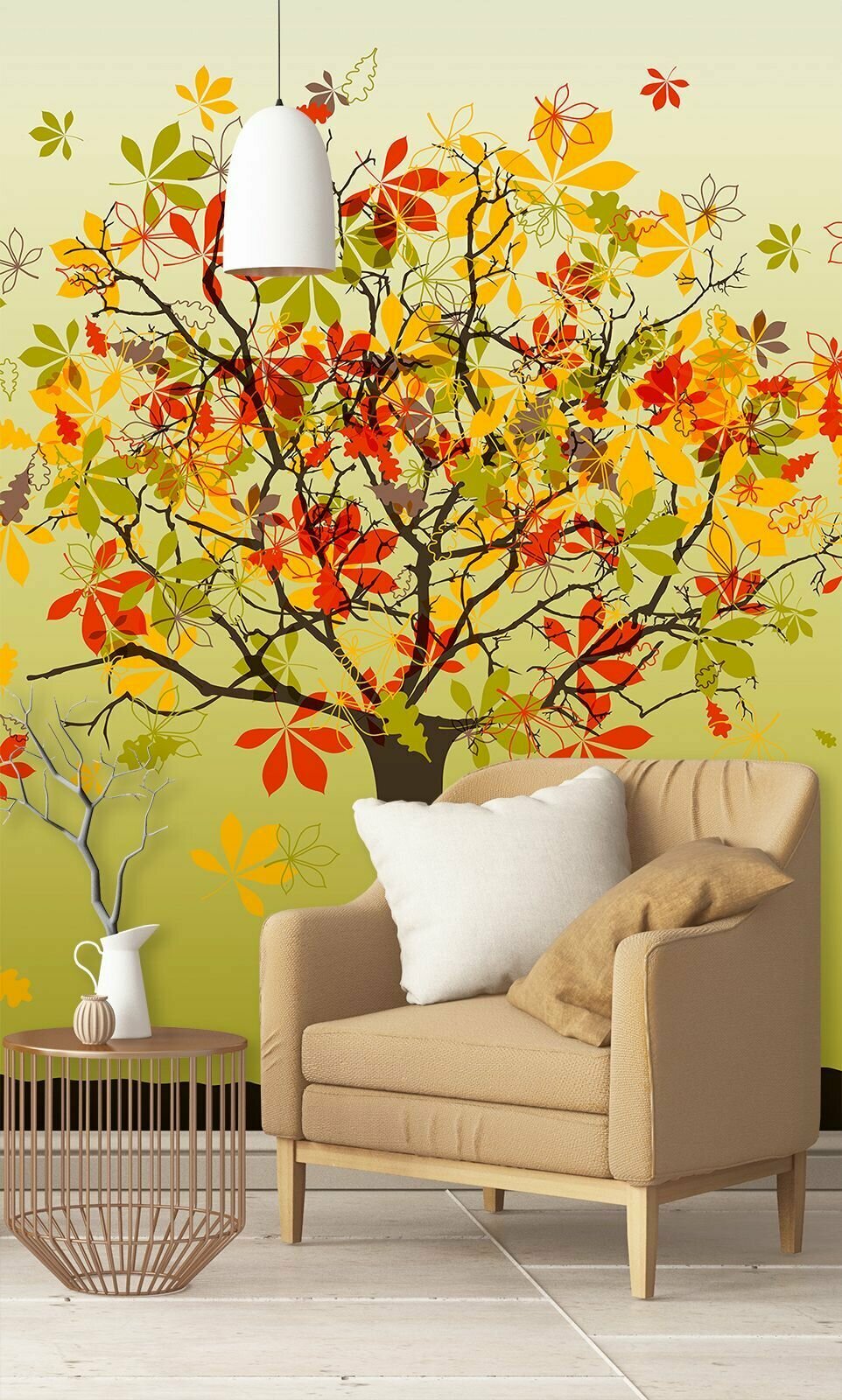 Фотообои 3d на стену флизелиновые Luxury Walls AM11602 Дерево 200х270 см