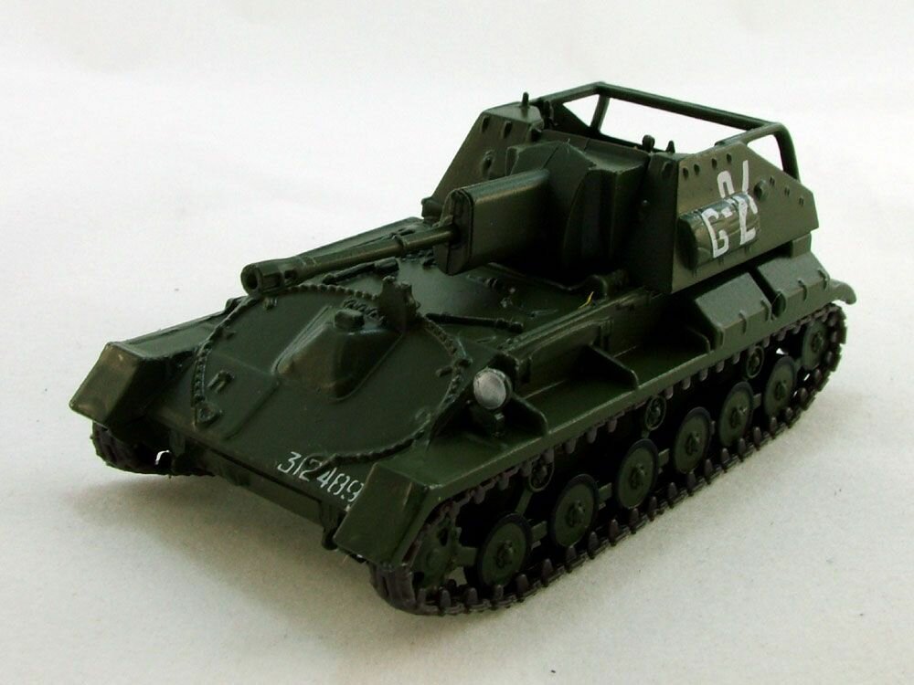 Масштабная модель 1/72, самоходная установка СУ-76М
