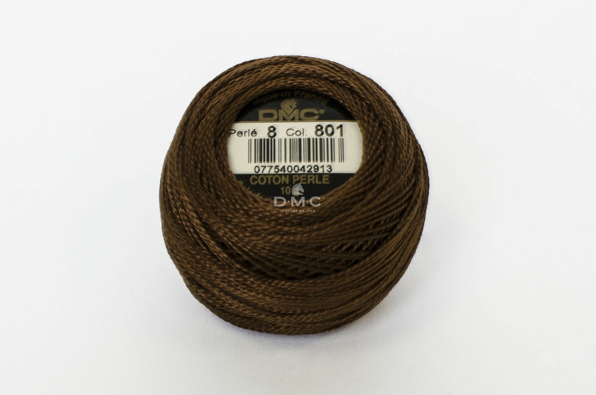 Мулине DMC Perle #8 (80 м.) арт. 116/8, цвет 0801