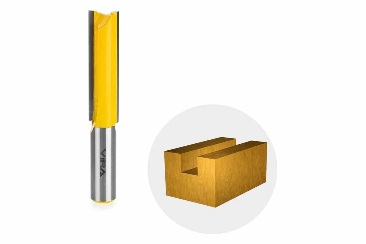 VIRA Фреза пазовая прямая 14 х 51 мм хвостовик 12 мм L553319