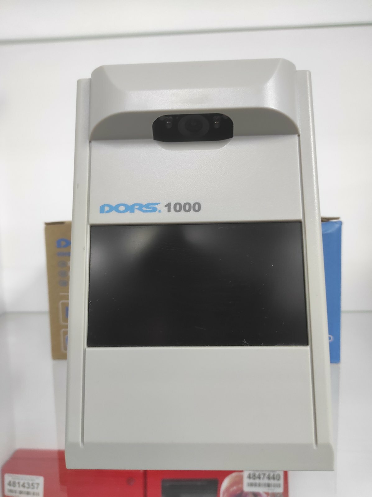 Просмотровый детектор банкнот DORS 1000 М3, ЖК-дисплей, серый бежевый