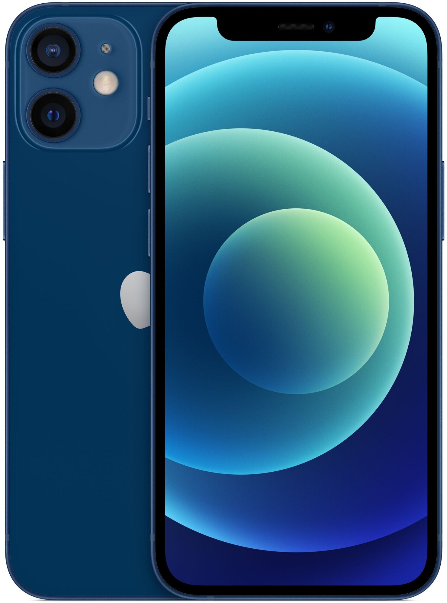 Потертости!! Apple Смартфон Apple iPhone 12 64GB (RU/A) (64 ГБ, Синий, 4 ГБ, RU) царапины Б/У уценка