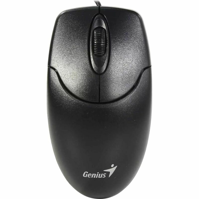 Мышь проводная Genius NetScroll 120 V2 черная (31010018400)