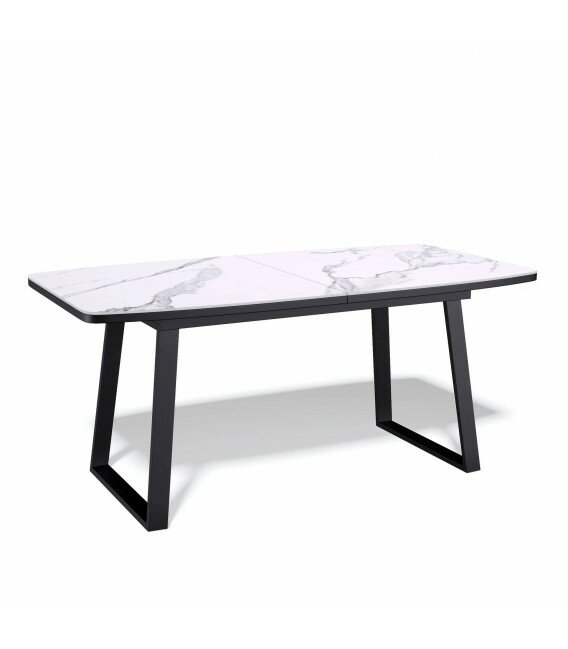 Стол KENNER AZ1400 черный/керамика белая