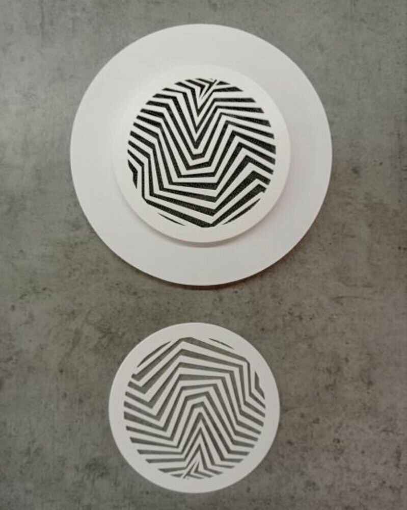 Решётка вентиляции/вытяжки вентиляции/вытяжки магнитная D100 №13 1шт