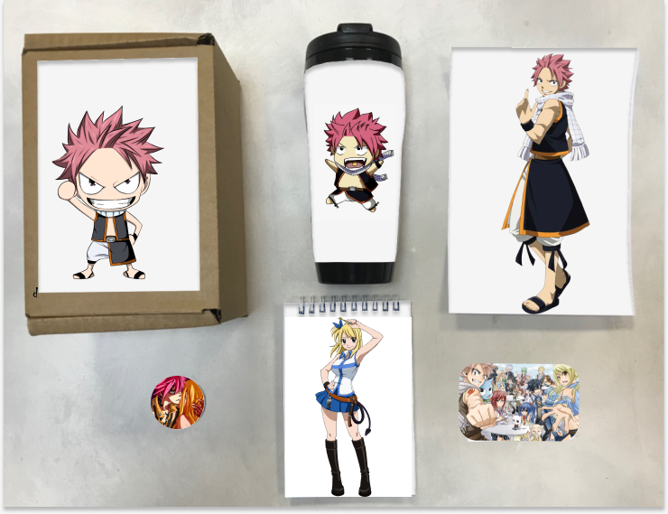 Бокс Хвост Феи, Fairy Tail №10, товары с вашими картинками