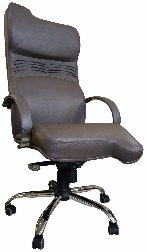 Фантазия хром натуральная кожа Мадрас Mokka