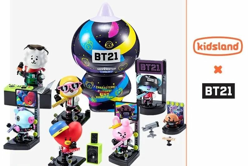 Игровой набор BT21 Superstars 3st Edition, 219003 (7 шт) Набор