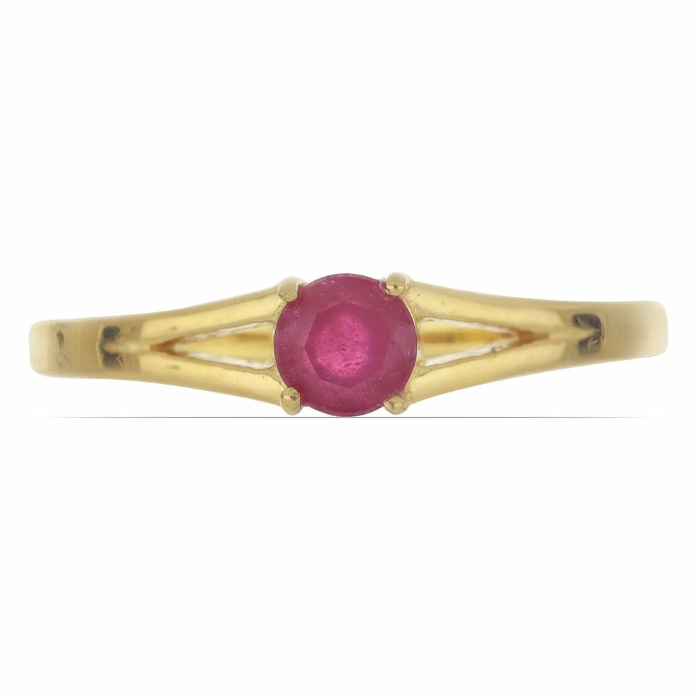 Кольцо, серебро, 925 проба, рубин