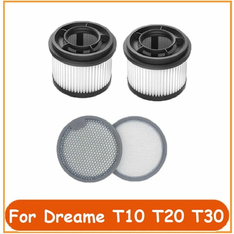 Для Dreame T10 T20 T30 Ручной пылесос Моющийся HEPA Сменные аксессуары Высокоэффективный фильтр