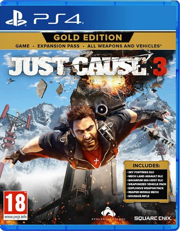 Игра Just Cause 3. Gold Edition (английская версия) для PS4