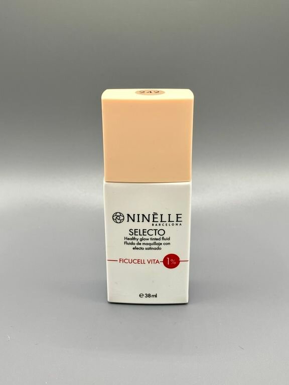 Ninelle Тональный крем-флюид с эффектом здорового сияния SELECTO №242 натуральный бежевый