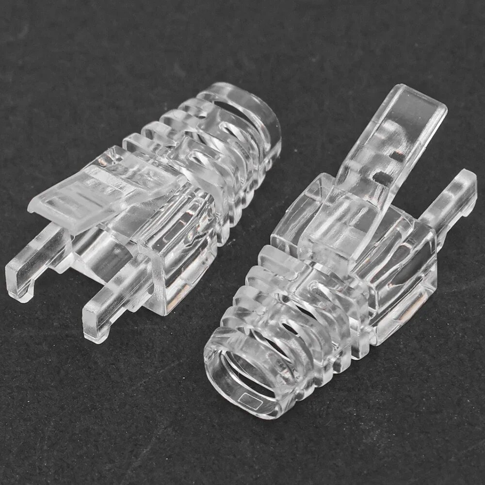 Защитные колпачки RJ45, 10 шт, прозрачные