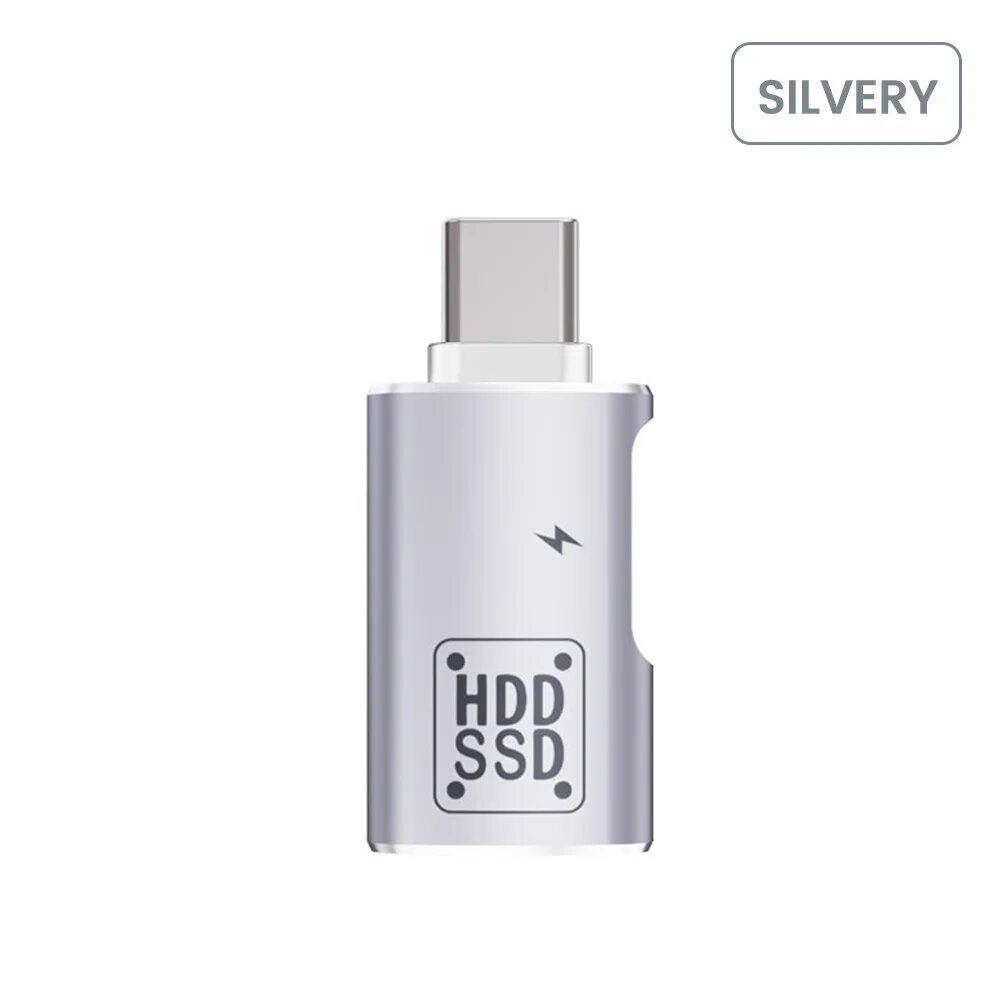 NNBILI Тип C OTG адаптер 2 в 1 Type-C «папа» к USB 2.0 «мама» для Macbook Xiaomi HUAWEI Samsung OTG разъем Silver