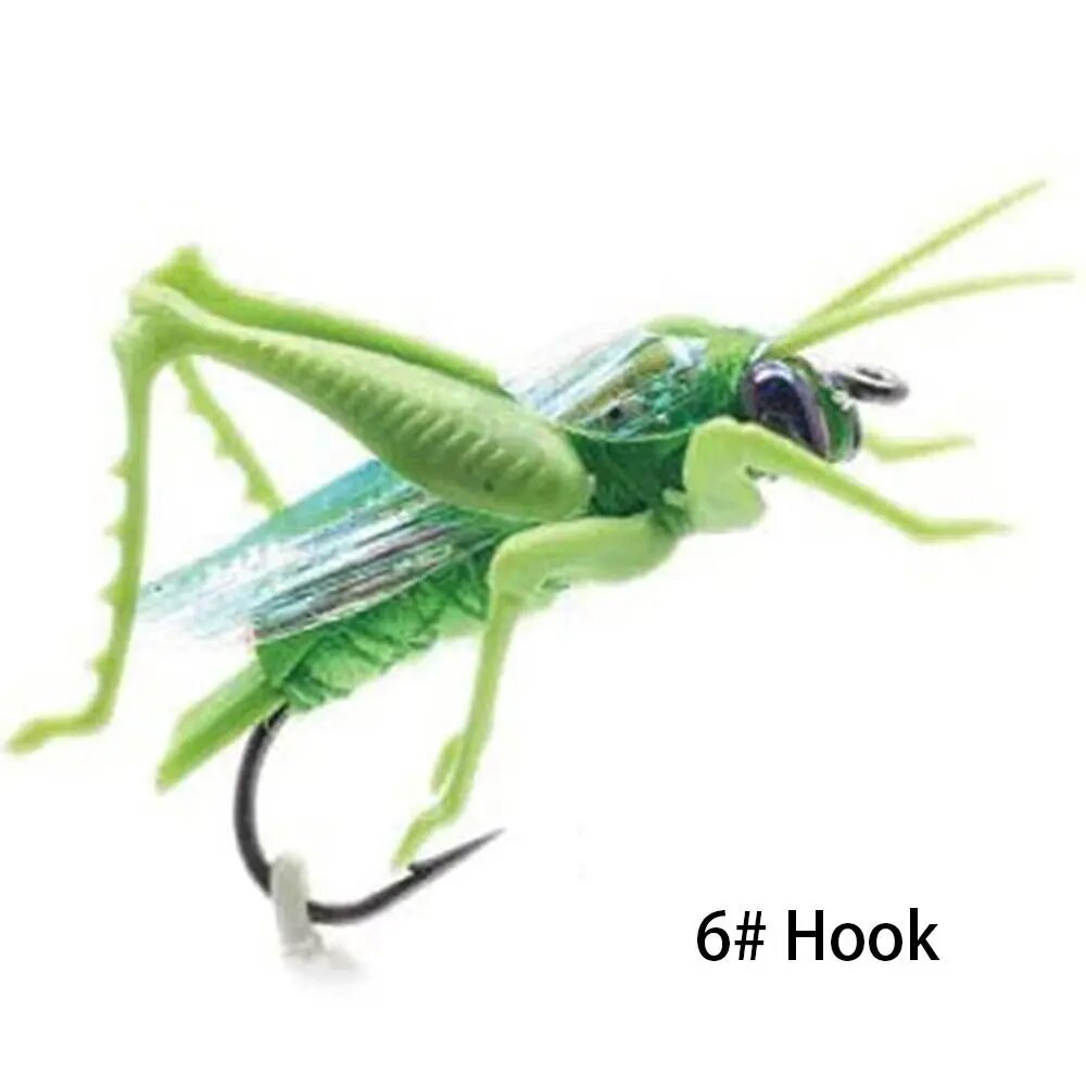 Жесткие искусственные приманки для окуня 2# 6#, 3 цвета Green-6